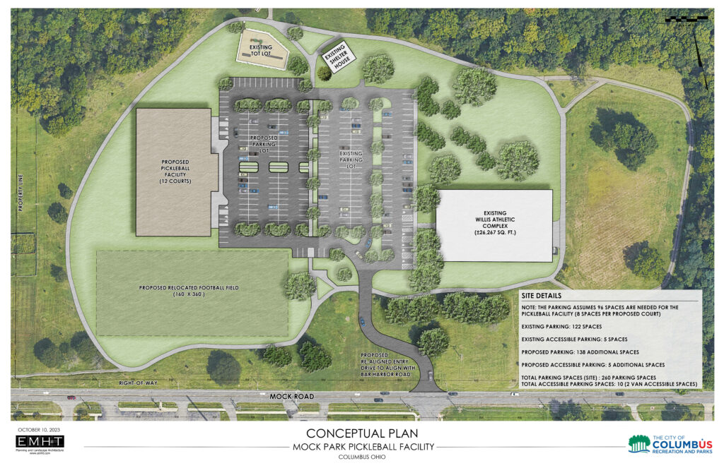 Mock Park Pickleball Facility | Columbus Recreation and Parks Department